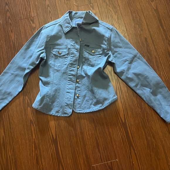 Faconnable | Jackets & Coats | Faconnable Light Blue Denim Jacket ...